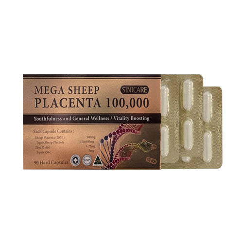 Sinicare Mega Sheep Placenta 100000 90C – John Woo Pty Ltd